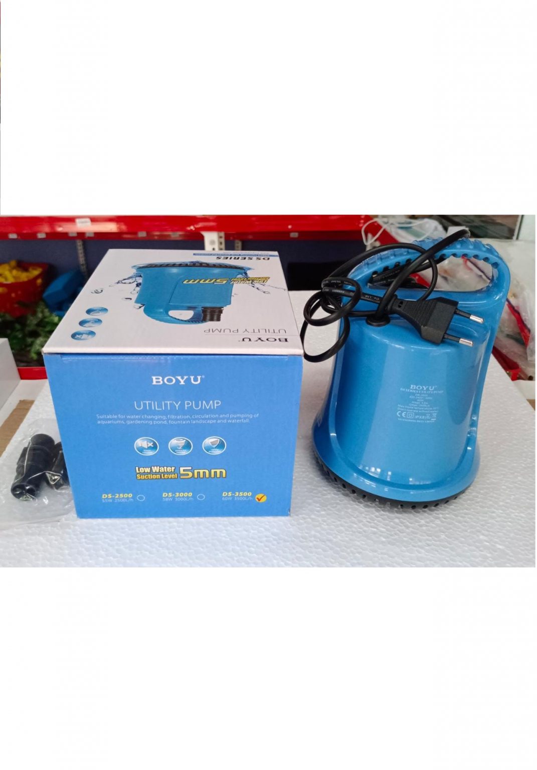 Boyu DS-3500 Submersible Suction Pump for Sludge removal - Onyx Aqua Farm