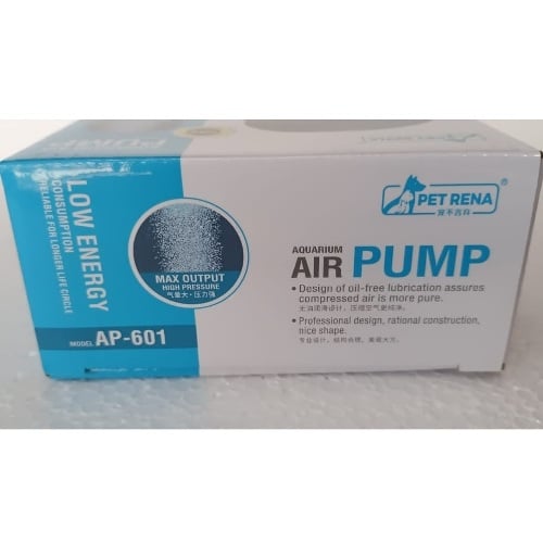 Pet Rena AP-601 Aquarium 1 way Air Pump 1.5 watts - Onyx Aqua Farm